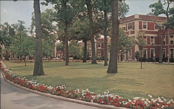 Oak Forest Hospital Administration Building Illinois Postcard