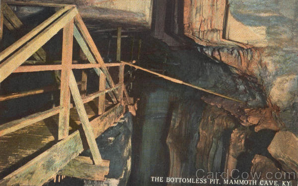 The Bottomless Pit Mammoth Cave, KY Mammoth Cave National Park The Bottomless Pit Mammoth Cave, KY Mammoth Cave National Park