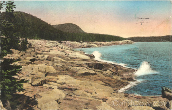 Along the Ocean Drive, Acadia National Park Bar Harbor, ME