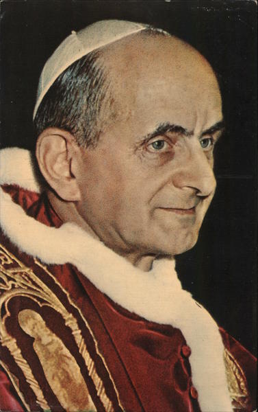 His Holiness, Pope Paul VI, 262nd Successor to Peter, the First Bishop ...