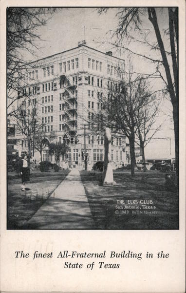 The Finest All-Fraternal Building in the State of Texas San Antonio, TX ...