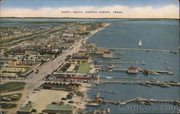 North Beach Corpus Christi, TX Postcard