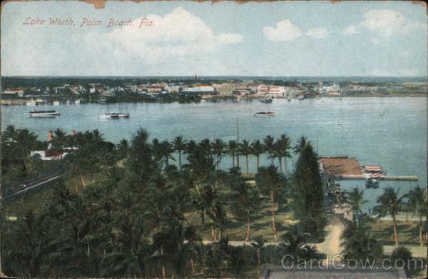 Lake Worth Palm Beach, FL Postcard