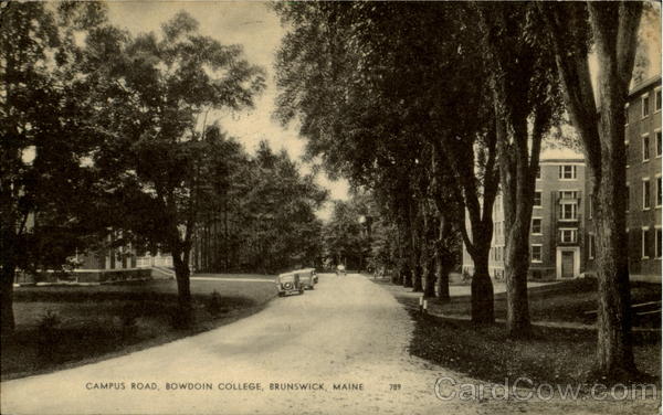 Campus Road , Bowdoin College Brunswick, ME