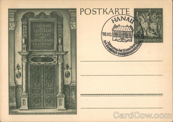 Munich, Treasury of German Goldsmiths, Doorway to Palace Chapel Nazi ...