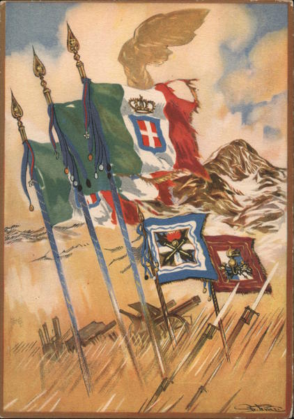 Flags of the regiments of Italin Eastern Africa. Italy World War II ...