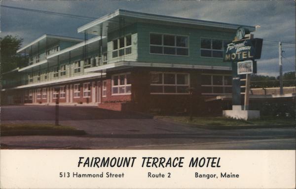 Fairmount Terrace Motel Bangor, ME Postcard