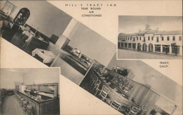 Hill's Tracy Inn California Postcard