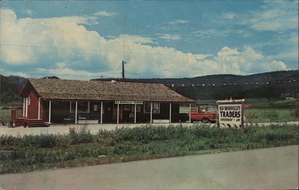Old Bushvalley Traders (Old Time Country Store) Alpine, AZ Postcard