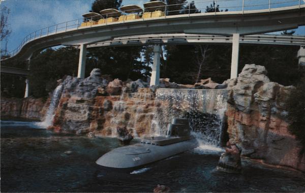 Disneyland - Submarine Voyage Anaheim, CA Postcard