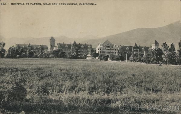 Hospital at Patton San Bernardino, CA Postcard