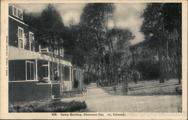 Camp Harding, Cheyenne Canyon Colorado Springs, CO Postcard