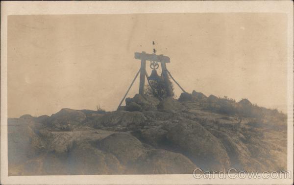 Old Mission Bell On Mount Rubidoux Riverside, CA Postcard