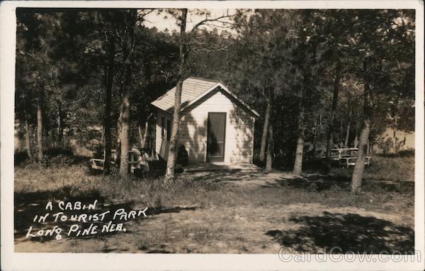 A Cabin In Tourist Park, Long Pine, Neb. Nebraska Postcard