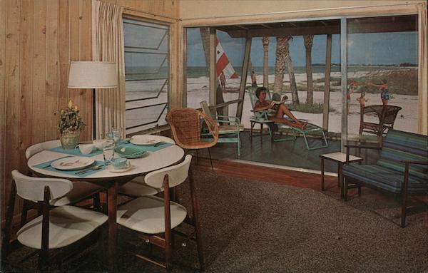 Surfrider Beach Apartments Sarasota, FL Postcard