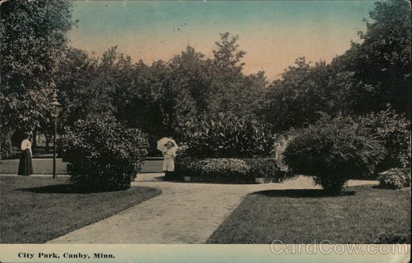 City Park, Canby, Minn. Minnesota Postcard