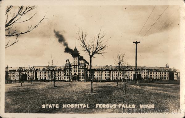 State Hospital Fergus Falls, MN Postcard State Hospital Fergus Falls, MN Postcard