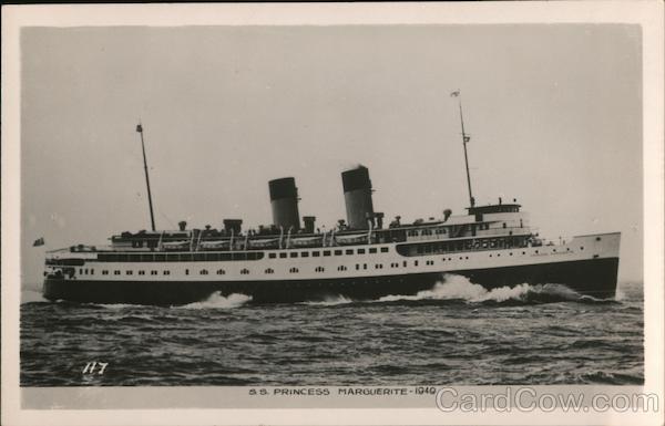 S.S. Princess Marguerite Cruise Ships Postcard