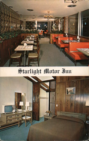 Starlight Motor Inn Niantic, CT Postcard
