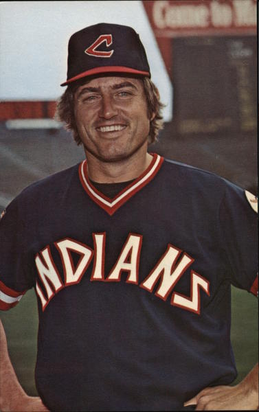 Fritz Peterson, Cleveland Indians Baseball Postcard