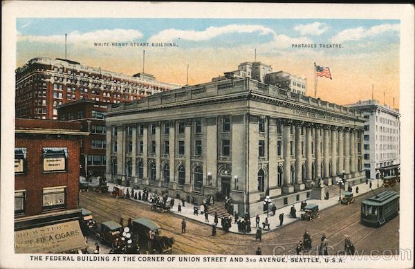 The Federal Building at the Corner of Union Street and 3rd Avenue ...