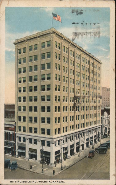 Bitting Building Wichita, KS Postcard