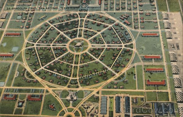 Randolph Field San Antonio, TX Postcard