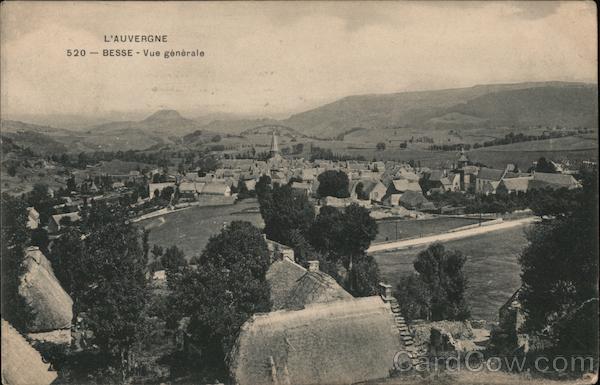 Besse - L´Auvergne - Vue generale France Postcard