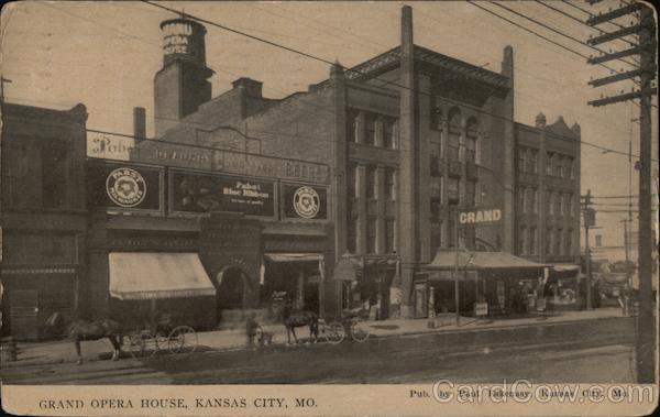 Grand Opera House Kansas City, MO Postcard