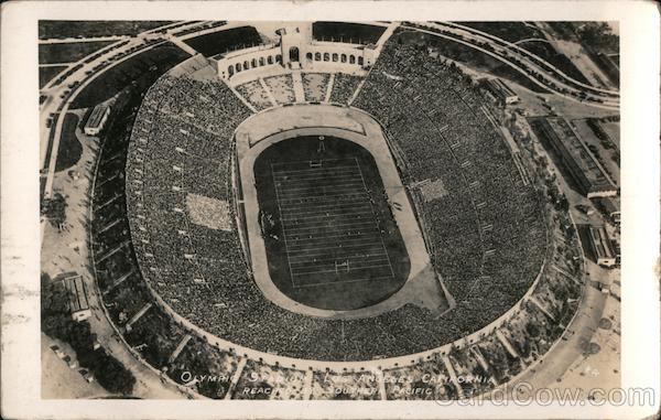 Olympic Stadium-Los Angeles California Postcard