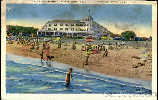 Park Beach Hotel And Bathing Beach Falmouth Heights, MA