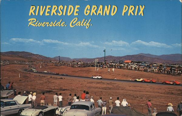 Riverside International Grand Prix California Postcard