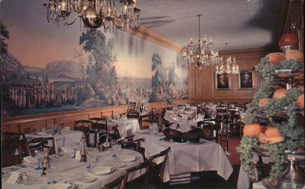Lafayette Room, The Blue Fox San Francisco, CA Postcard