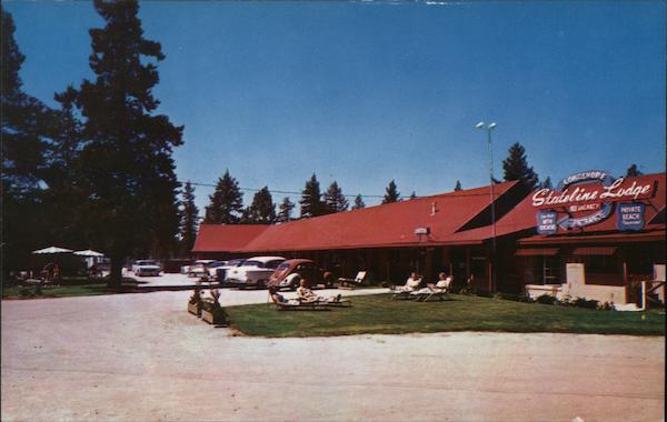 Stateline Lodge California Postcard