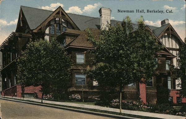 Newman Hall Berkeley, CA Postcard