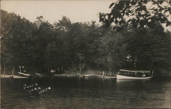 Lake Boon Stow, MA Postcard