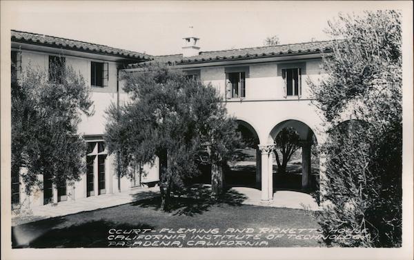 Court - Fleming and Ricketts House, California Institute of Technology ...