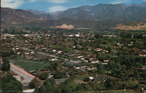 View of the beautiful La Canada-La Crescenta Valley, California Frank J ...