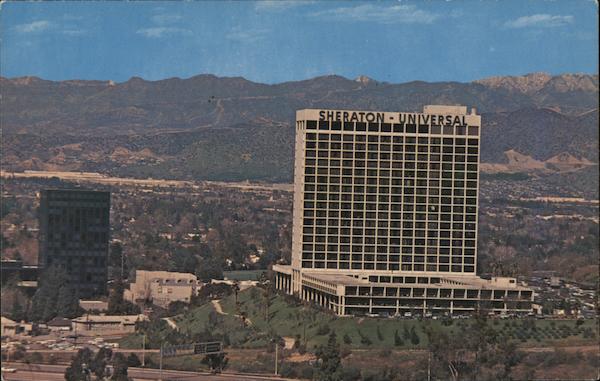 Sheraton-Universal Hotel Hollywood, CA Postcard