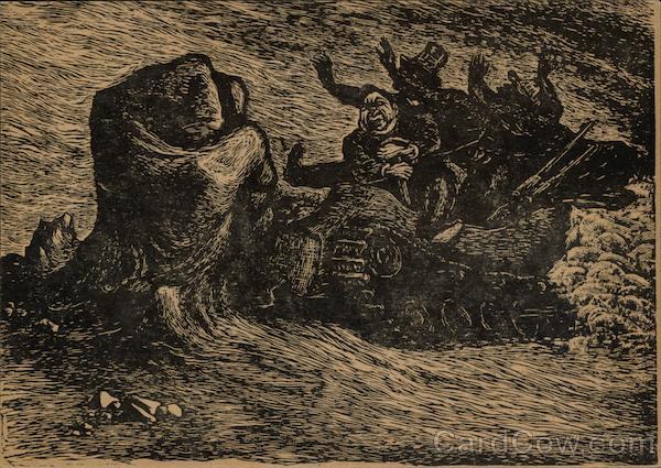 Tank WWII Mexico Propaganda World War II Postcard