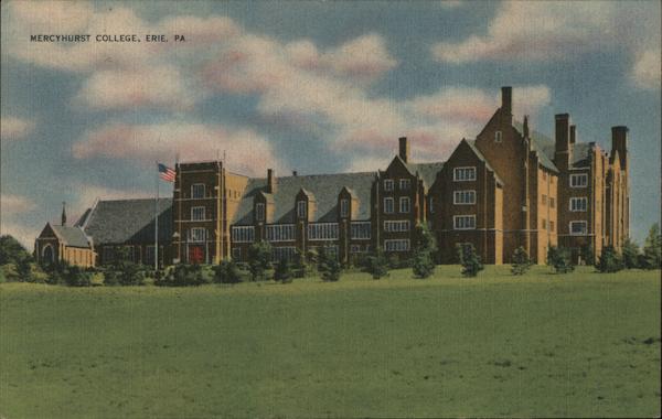 Mercyhurst College Erie, PA Postcard