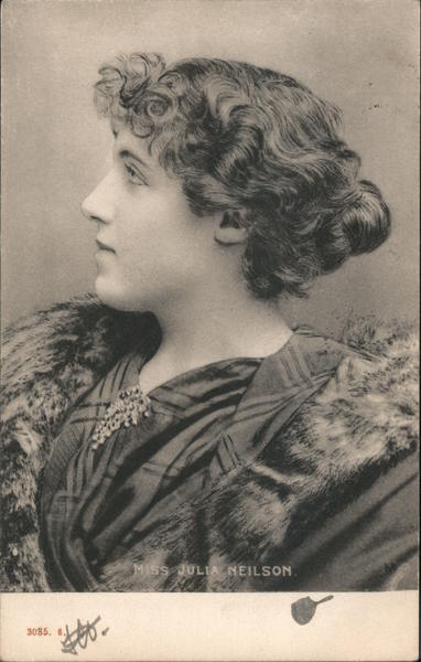 Miss Julia Neilson Actresses Postcard