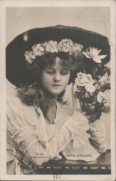 Doris Stocker Actresses Postcard