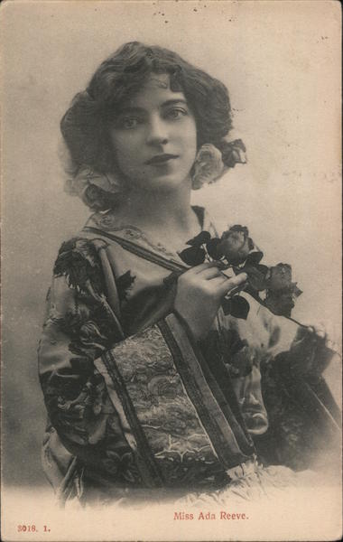 Miss Ada Reeve Actresses Postcard