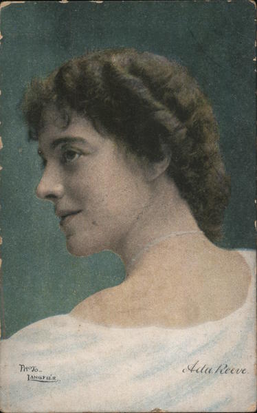 Ada Reeve Actresses Photo Langfier Postcard