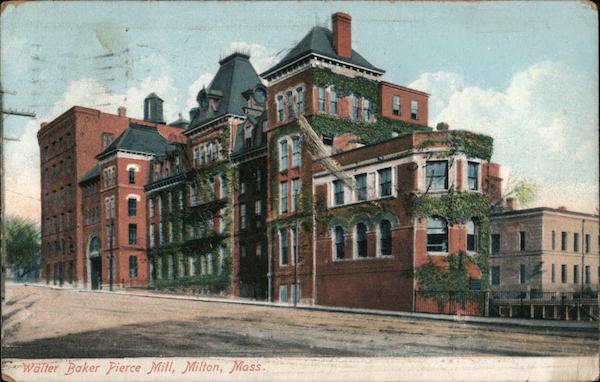 Walter Baker Pierce Mill Milton, KS Postcard