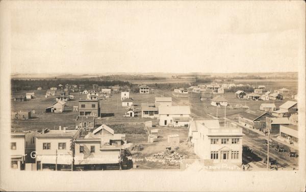 Grande Prairie from Water Tower Grand Prairie, AB Canada Alberta Postcard