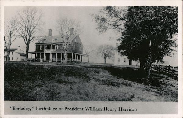 Berkeley Plantation, Birthplace of William Henry Harrison Charles City ...