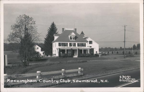 Rockingham Country Club Newmarket, NH Postcard