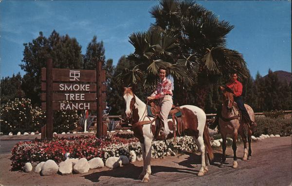 Entrance to the Smoke Tree Ranch Palm Springs, CA Postcard